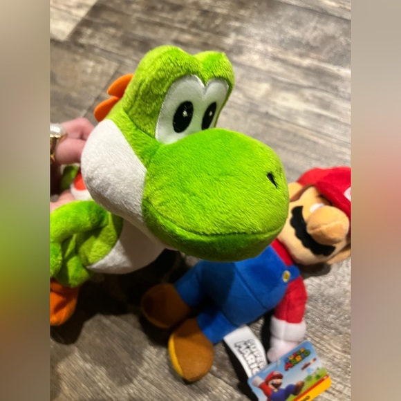 Nintendo | Toys | Nwt Super Mario Yoshi Nintendo Retro Stuffed Toy ...